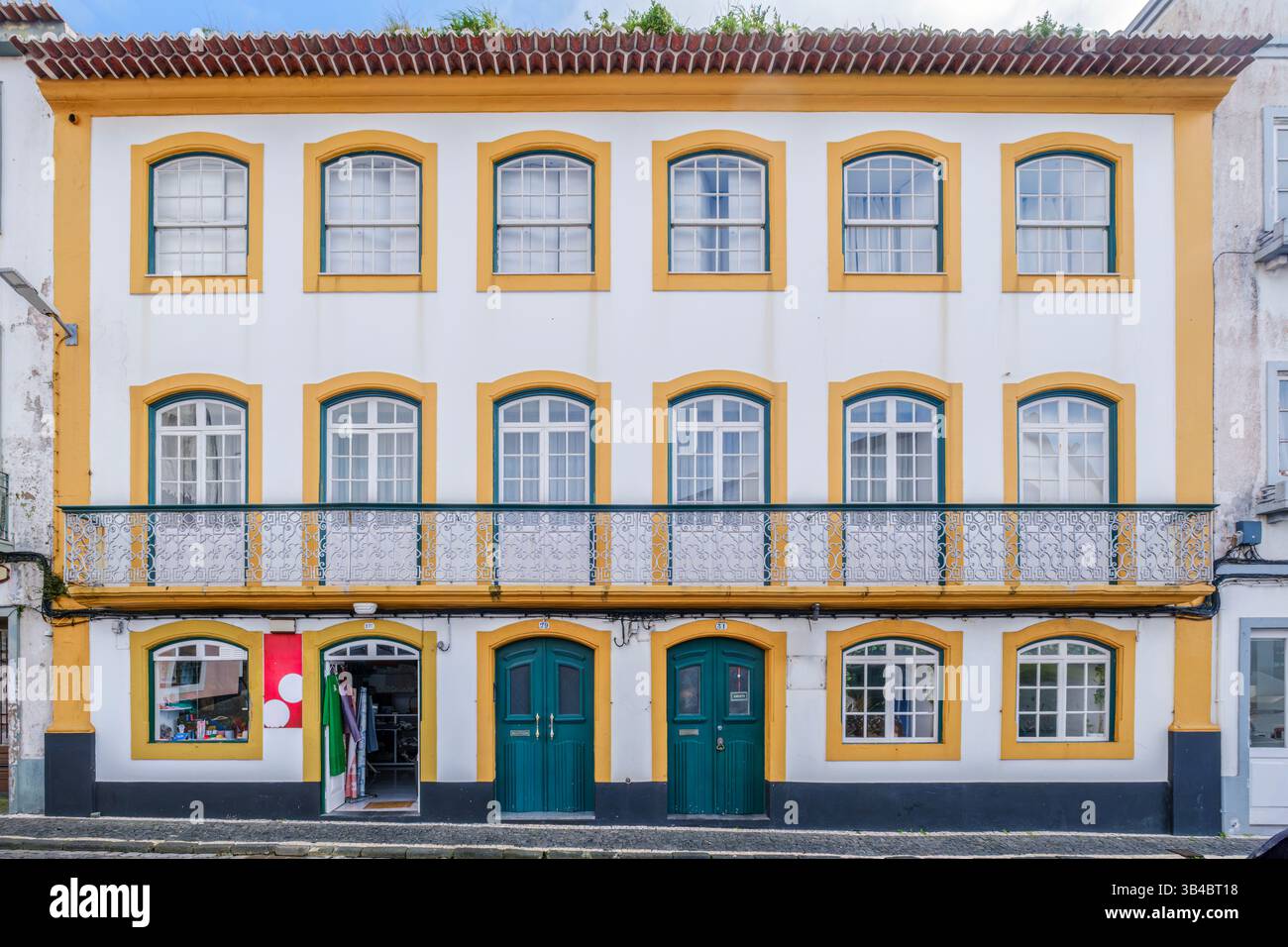 Terceira, Azores, Portugal - 02-18-2025: Traditional architecture of ...