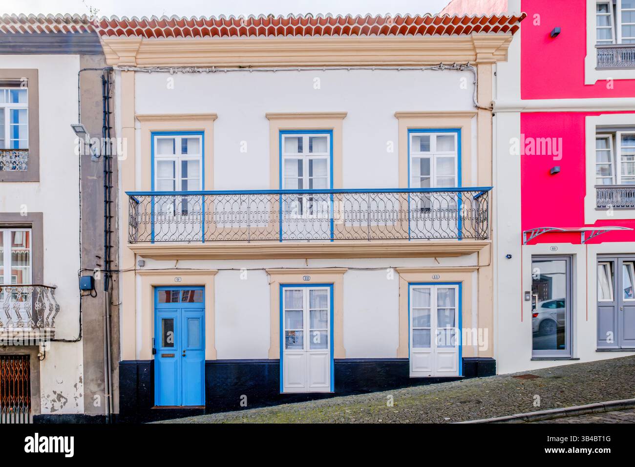 Terceira, Azores, Portugal - 02-18-2025: Traditional architecture of ...