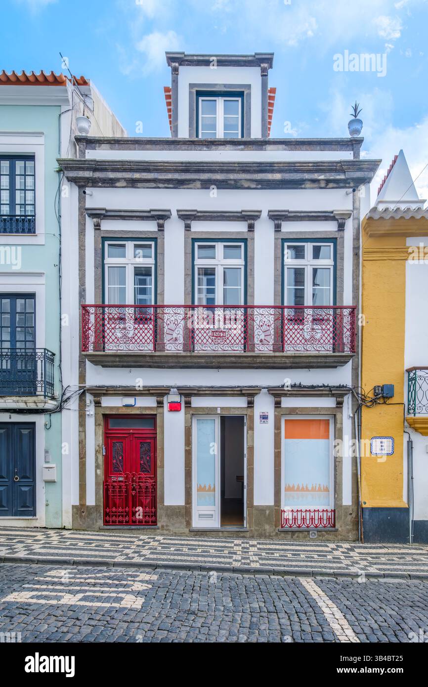 Terceira, Azores, Portugal - 02-18-2025: Traditional architecture of ...