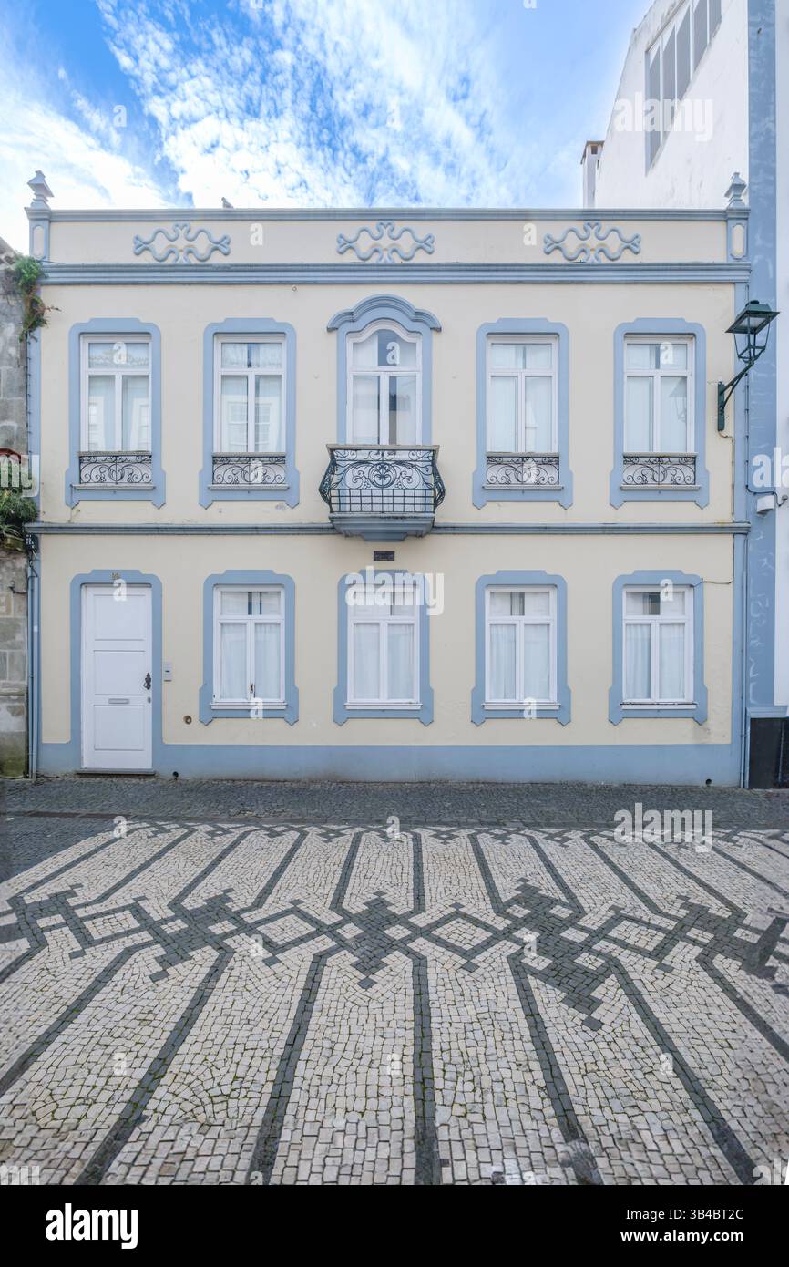 Terceira, Azores, Portugal - 02-18-2025: Traditional architecture of ...