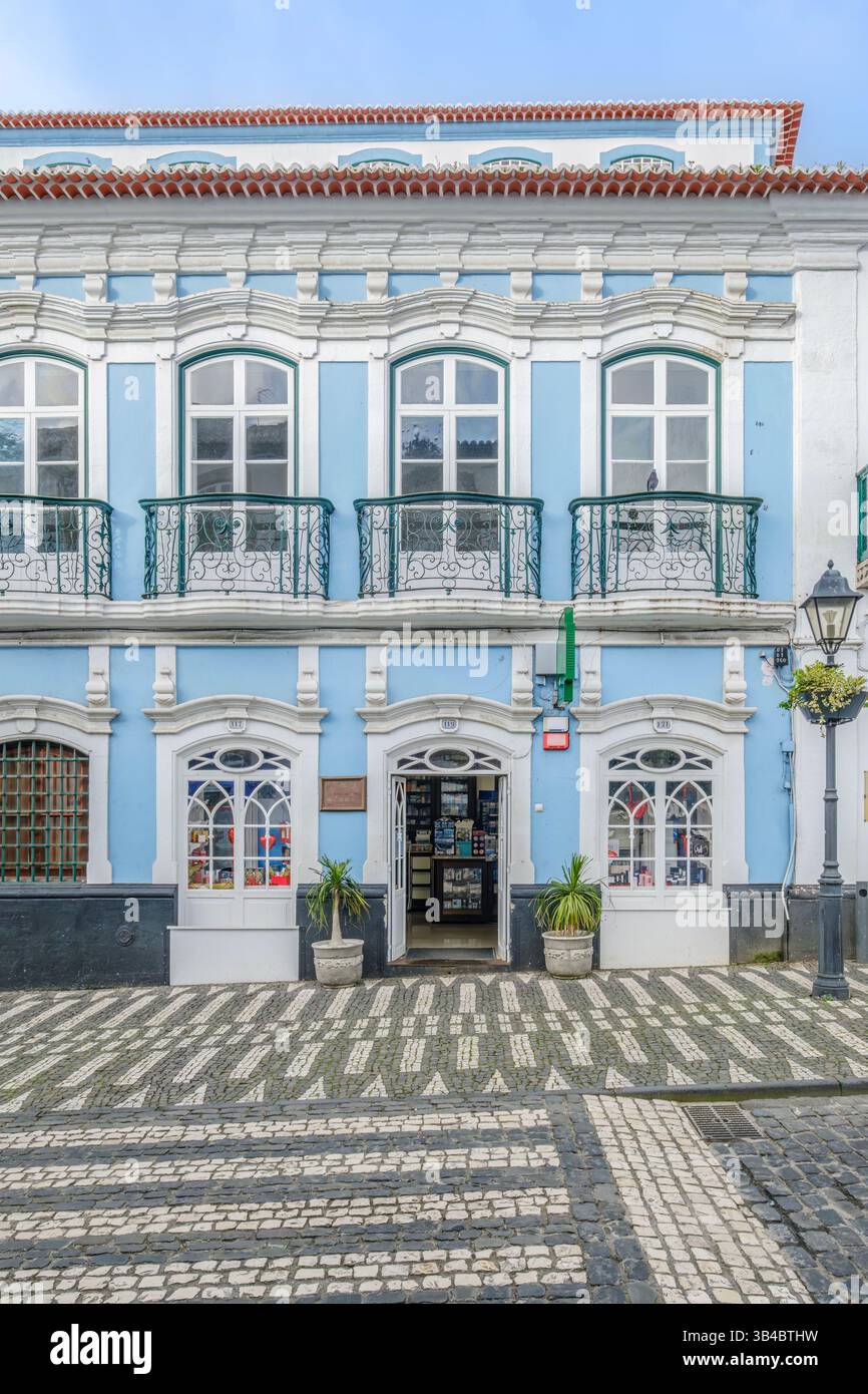 Terceira, Azores, Portugal - 02-18-2025: Traditional architecture of ...