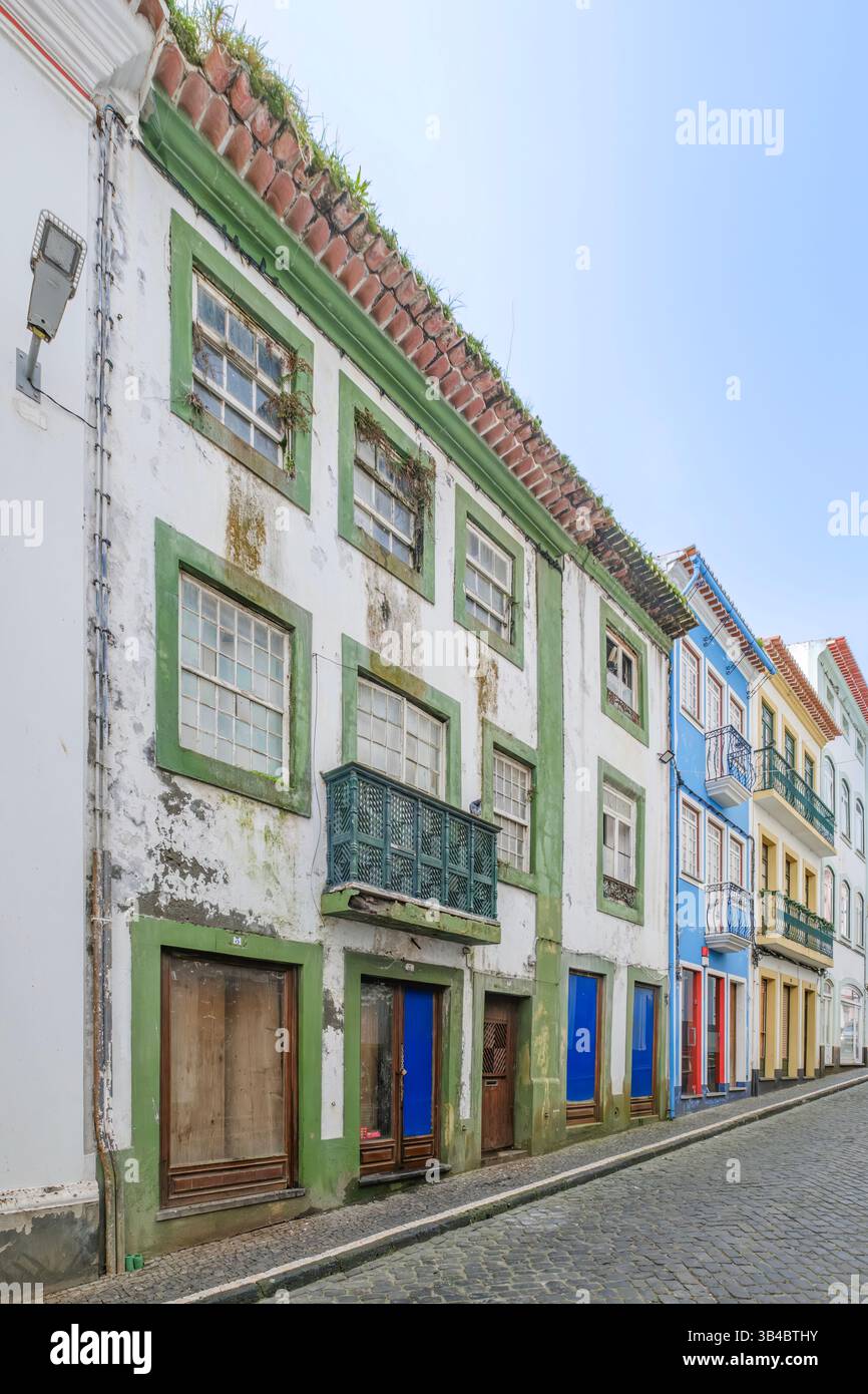 Terceira, Azores, Portugal - 02-18-2025: Traditional architecture of ...