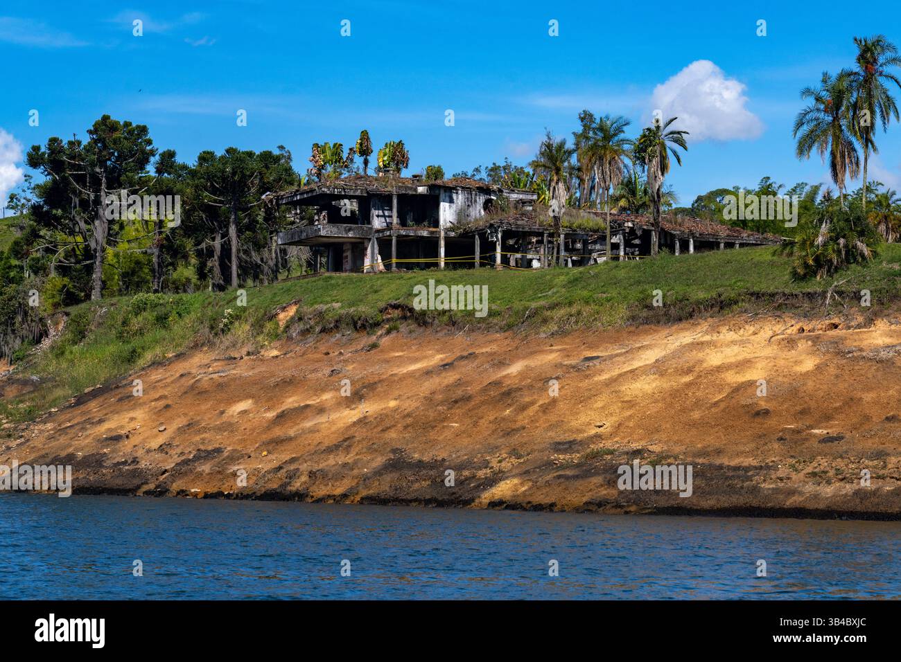 Ruins of the Finca la Manuela of former cocaine drug lord Pablo Escobar ...