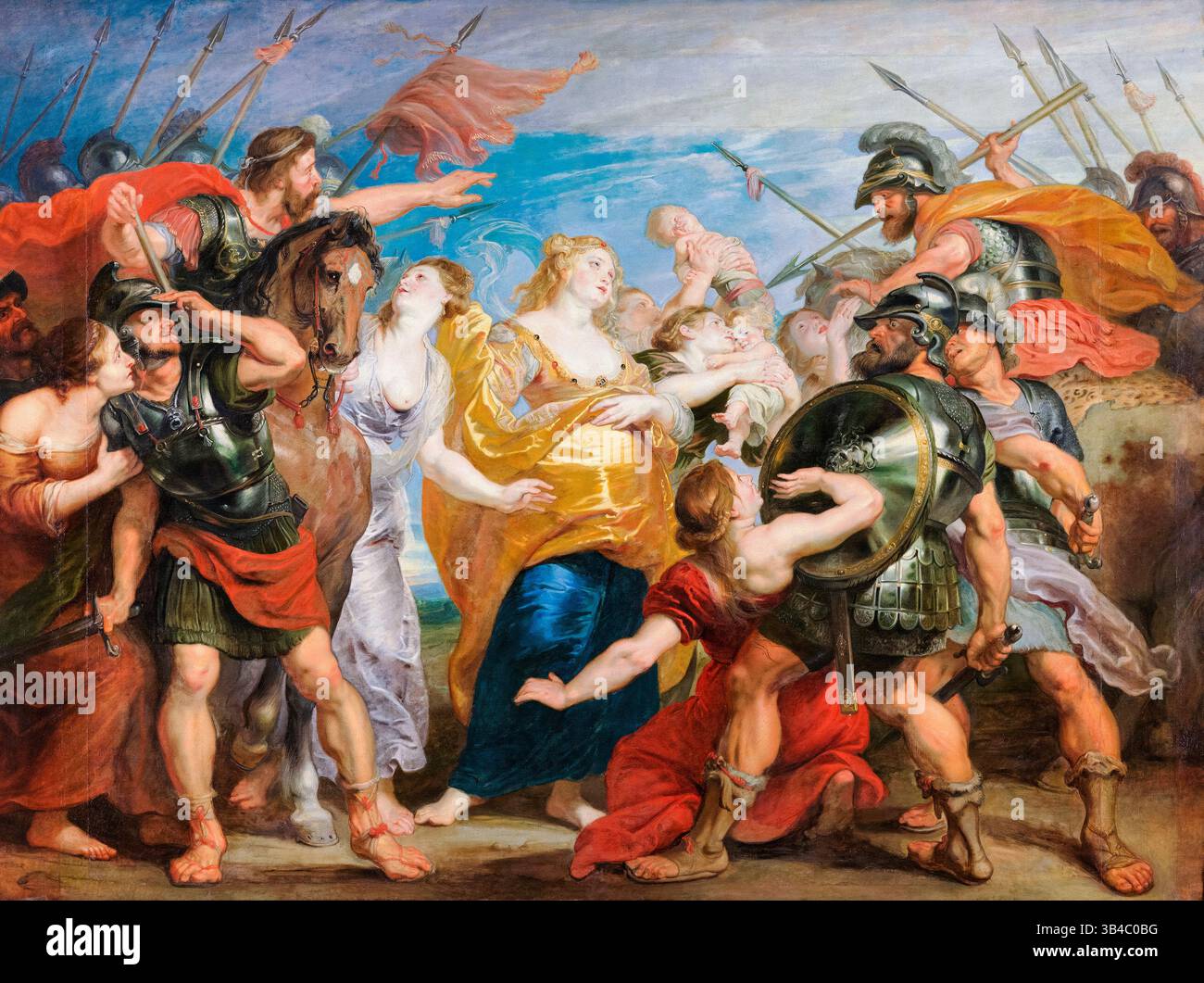 Peter Paul Rubens, The Reconciliation of the Romans and Sabines ...