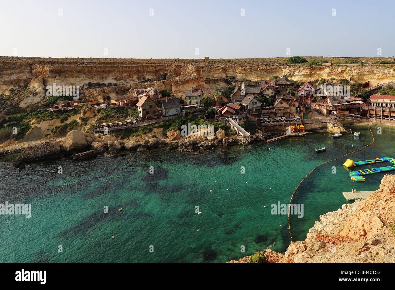 Colorful Popeye Village in Anchor Bay, Malta – iconic film set turned ...