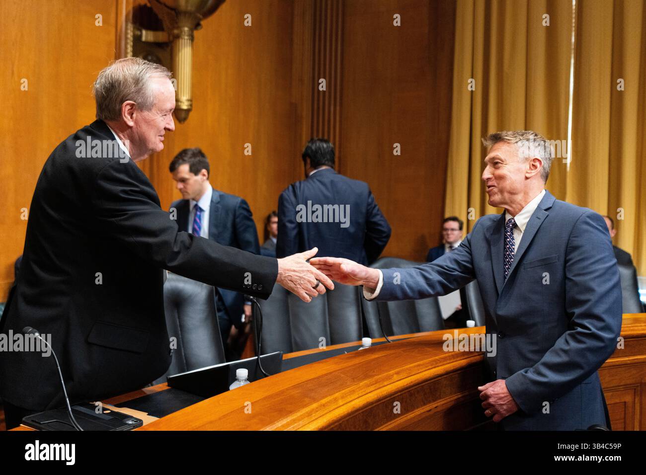 UNITED STATES - APRIL 30: Chairman Sen. Mike Crapo, R-Idaho, left ...