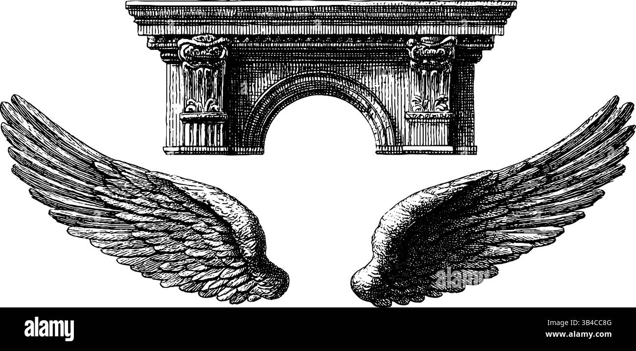 Triumphal arches of rome Stock Vector Images - Alamy