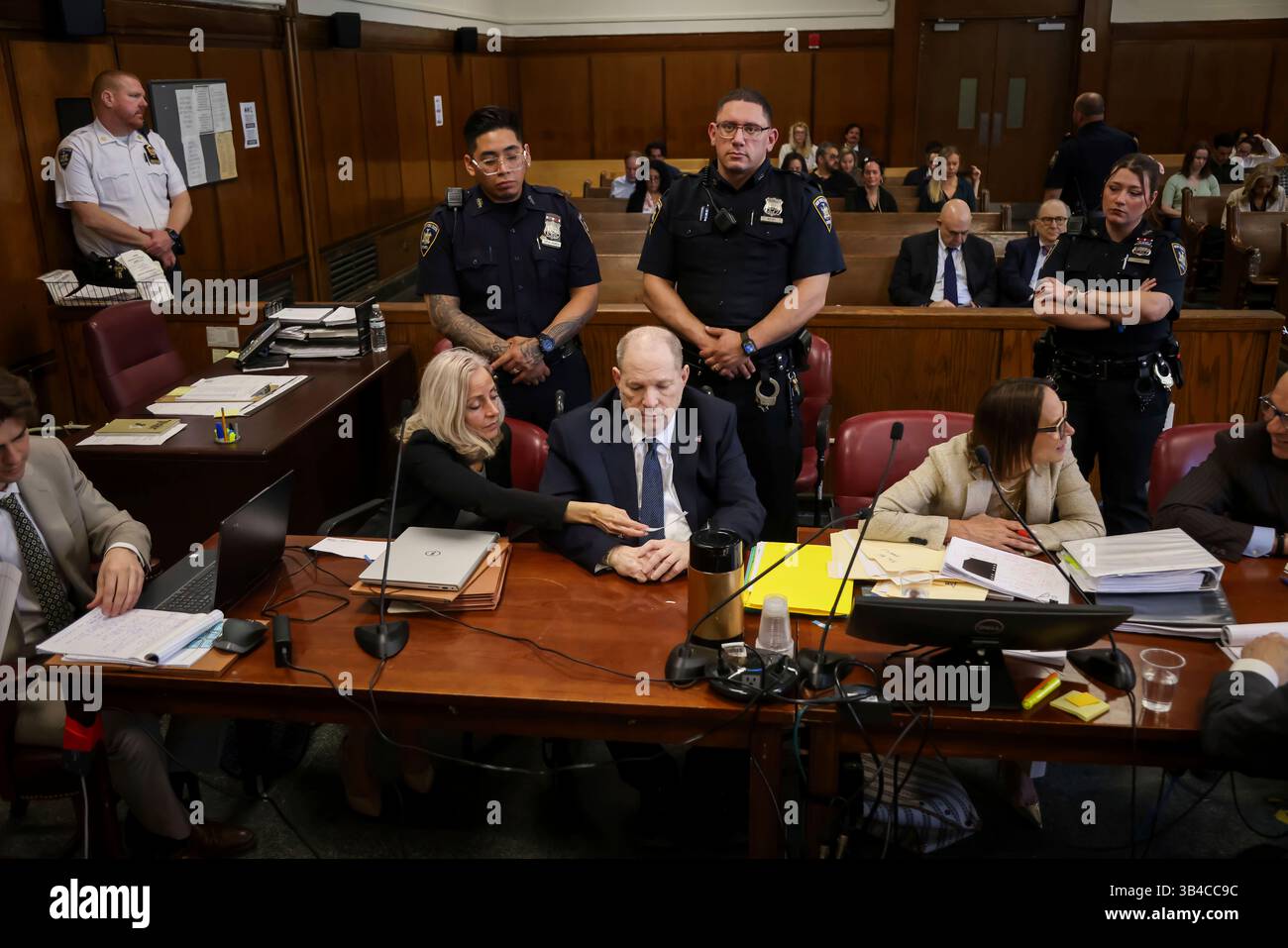 Harvey Weinstein appears in state court in Manhattan for his retrial on ...