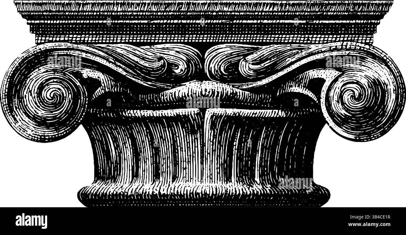 Greek architecture illustration hi-res stock photography and images - Alamy