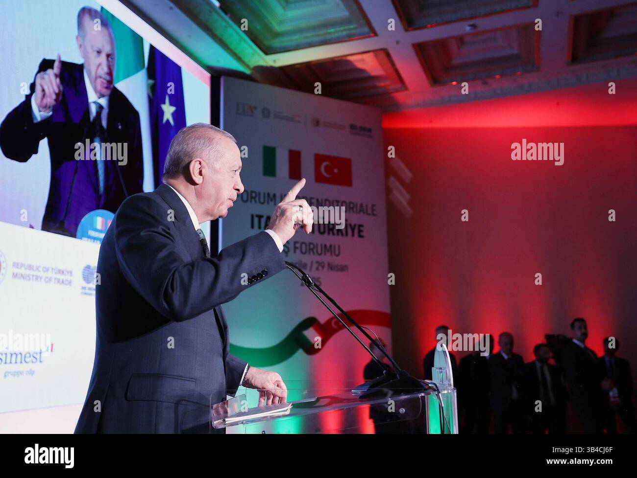 Turkish President Recep Tayyip Erdoan participates in the fourth ...