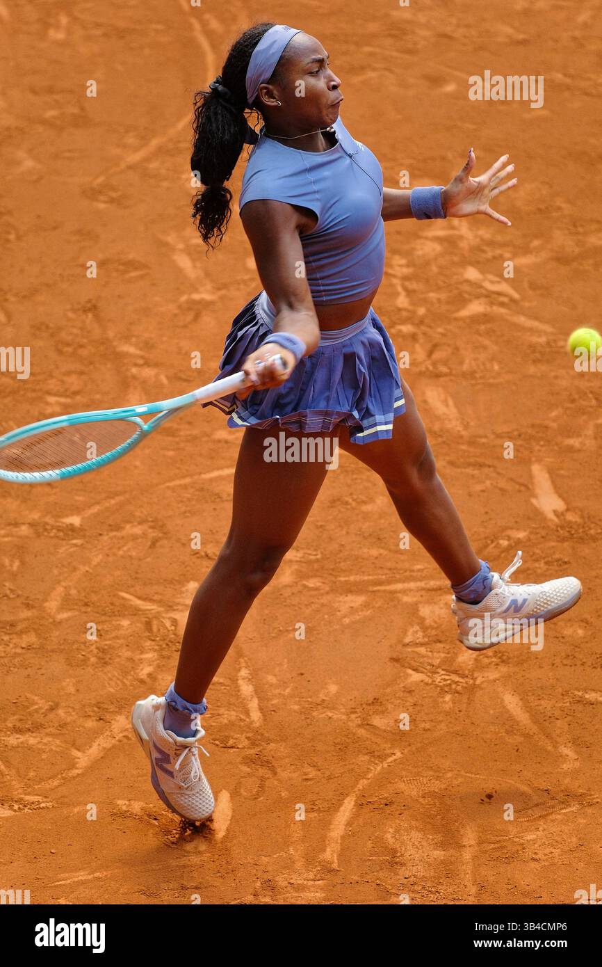 Madrid, Spain. 30th Apr, 2025. Tennis, individual Women WTA, QF: Mutua Madrid Open tennis WTA ...