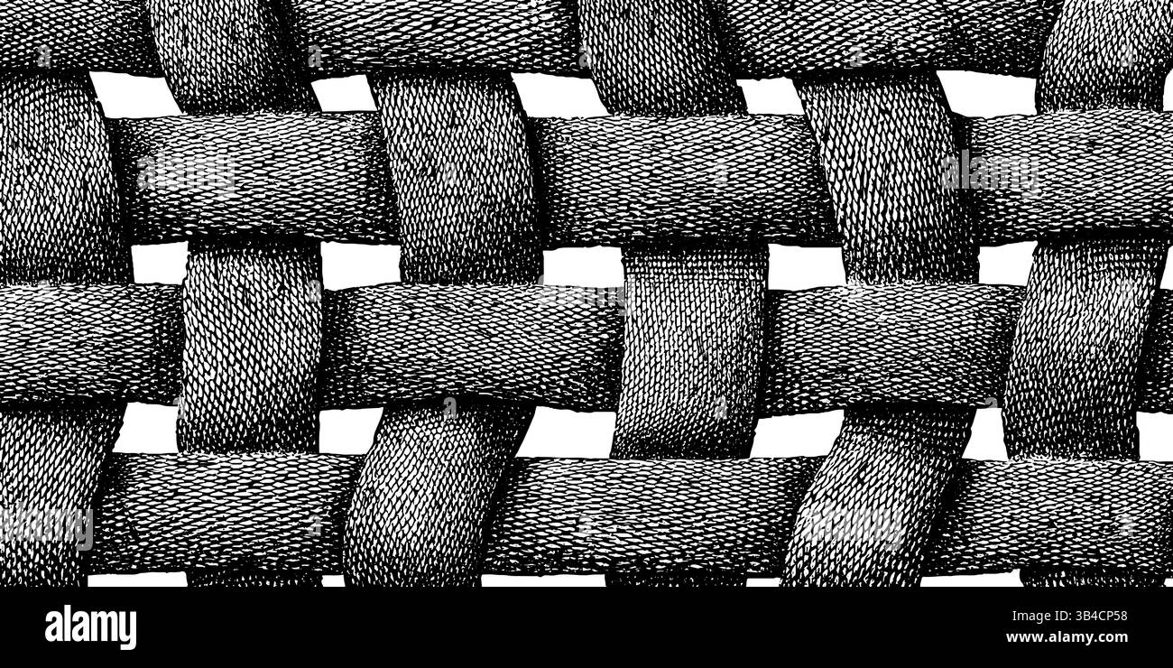 Intricate engraved illustration of brick pattern design for ...