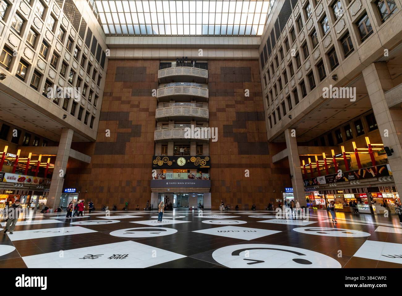 The Taipei Main Station, Taiwan Railways. Located in Zhongzheng ...