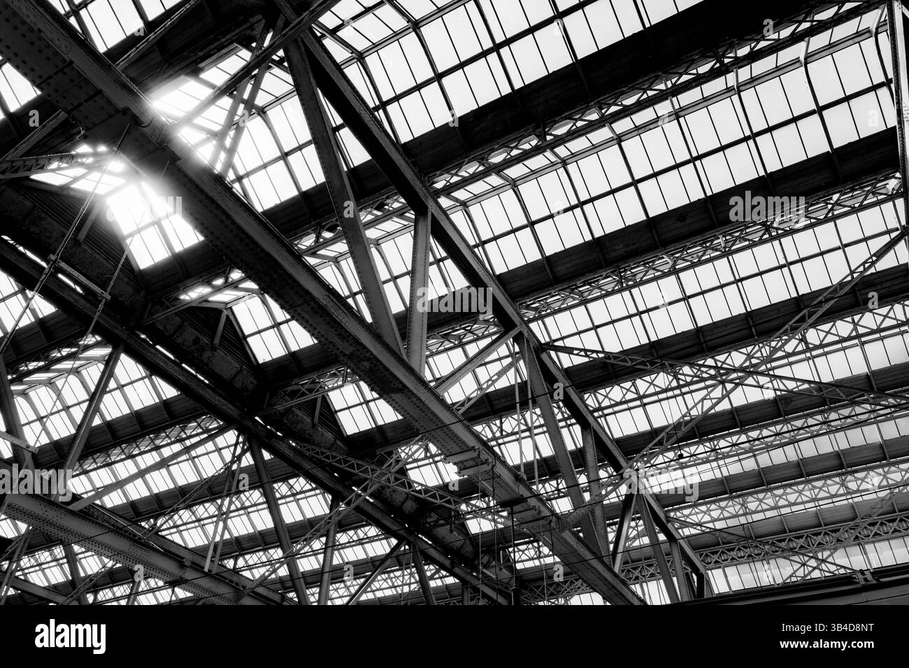Glasgow Central Station glass roof is one of the world's largest, with ...