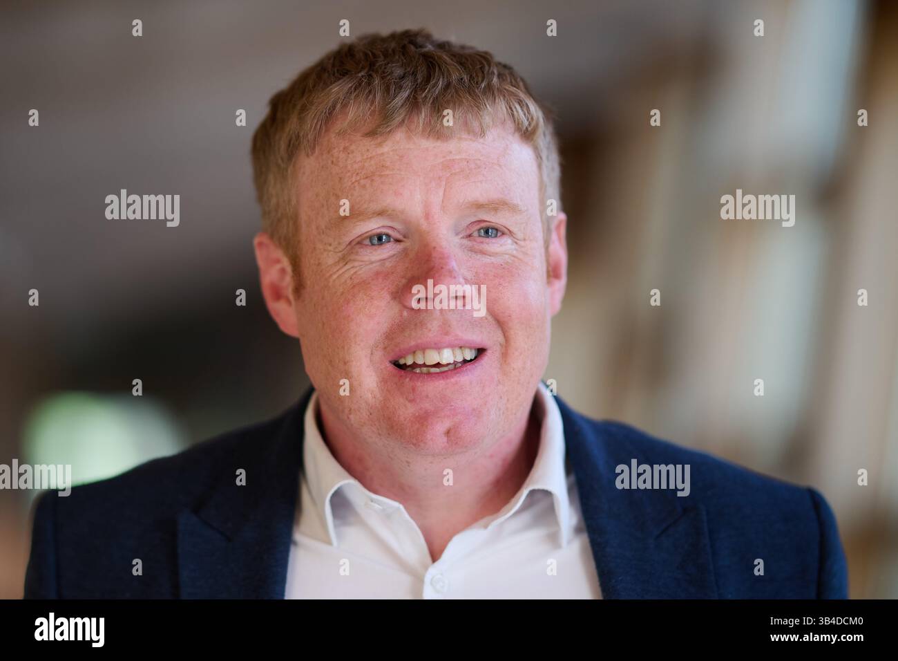 Edinburgh Scotland, UK 30 April 2025. Tim Eagle MSP at the Scottish Parliament for the ...