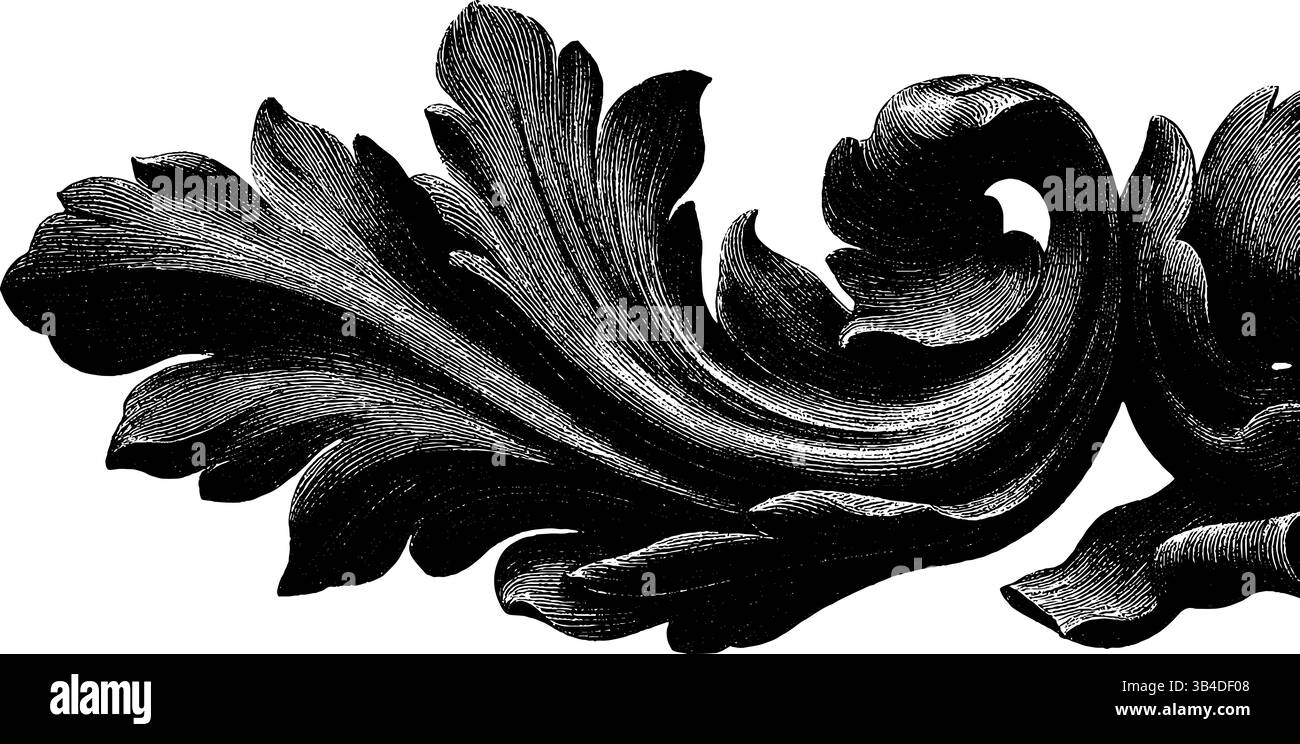 Acanthus scroll hi-res stock photography and images - Alamy
