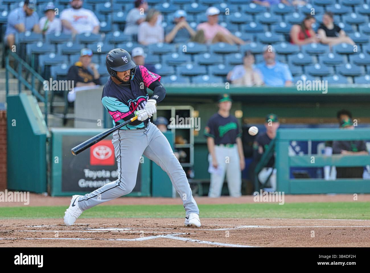 Greensboro, NC: Winston-Salem Dash shortstop Arxy Hernandez (23 ...