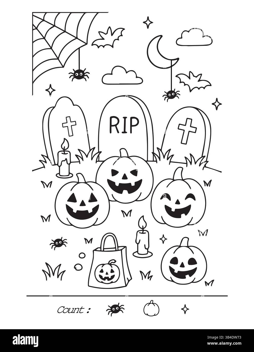 Colouring pages simple hi-res stock photography and images - Alamy