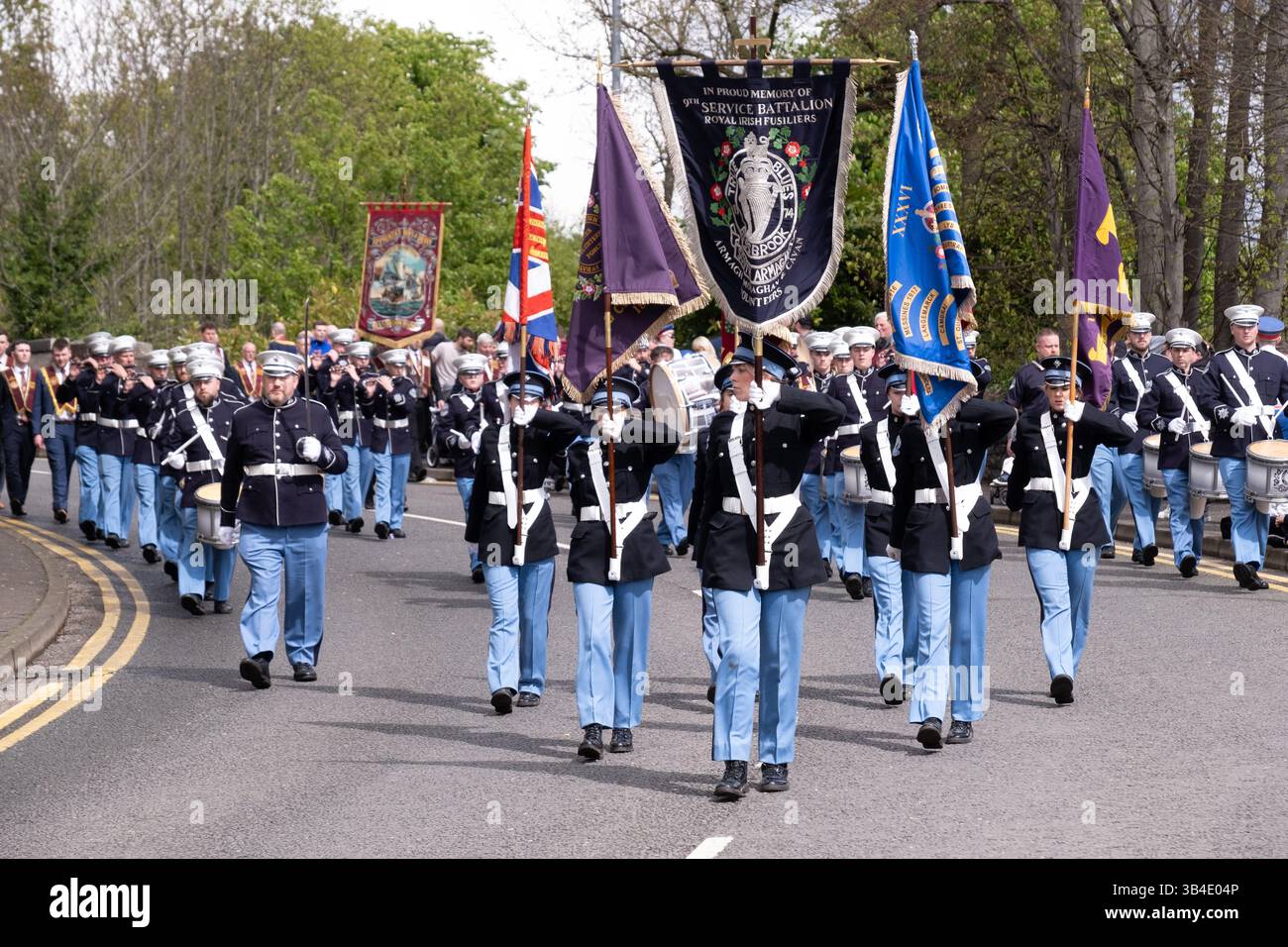 Lisburn, Northern Ireland - April 21st, 2025: Bessbrook True Blues at ...