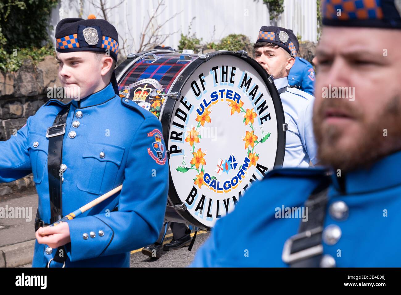 Lisburn, Northern Ireland - April 21st, 2025: Pride of the Maine at ...