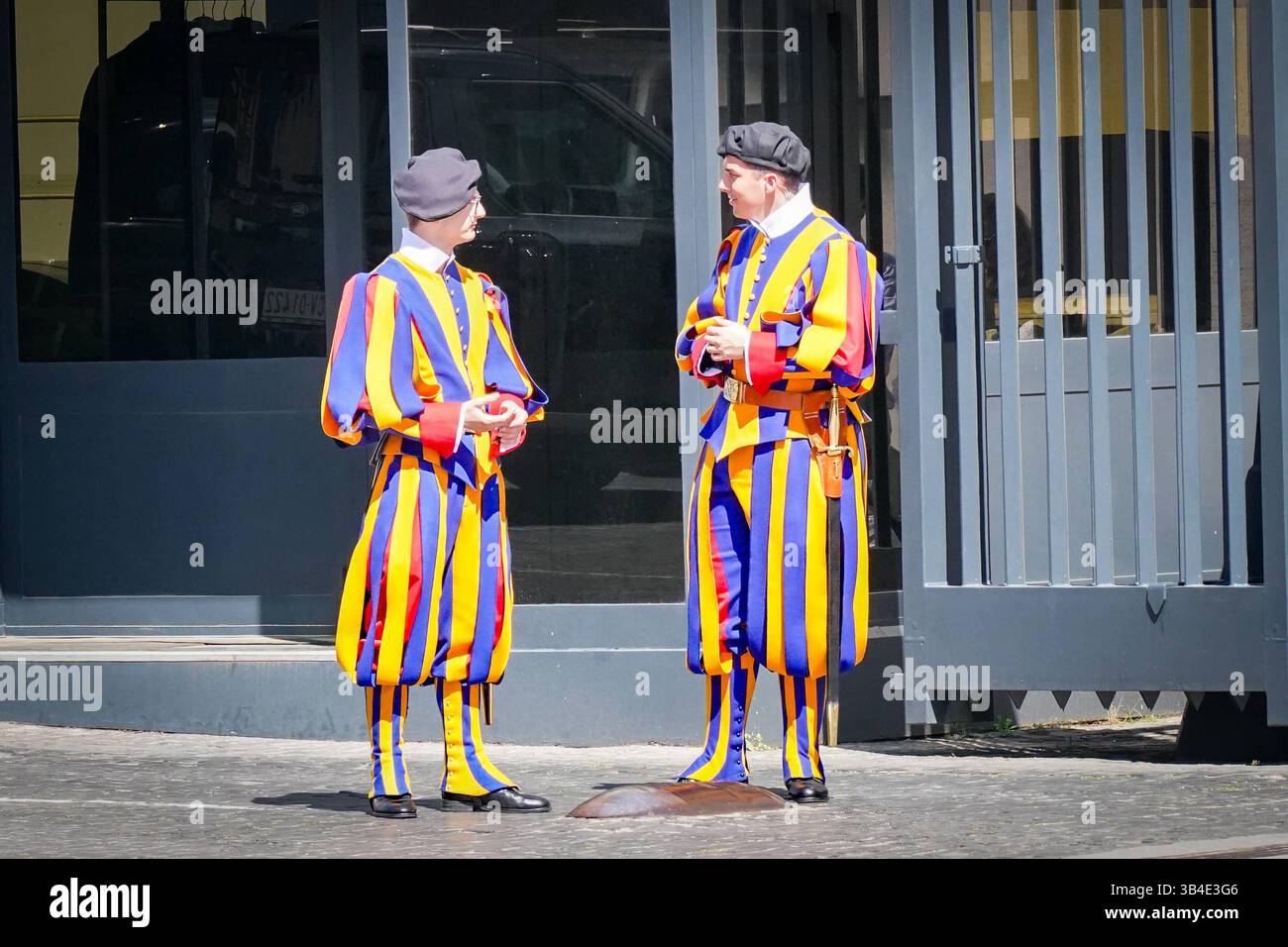 Vatikanstadt, Vatikan, Europa, Schweizergarde, Sicherheit, Papstschutz ...