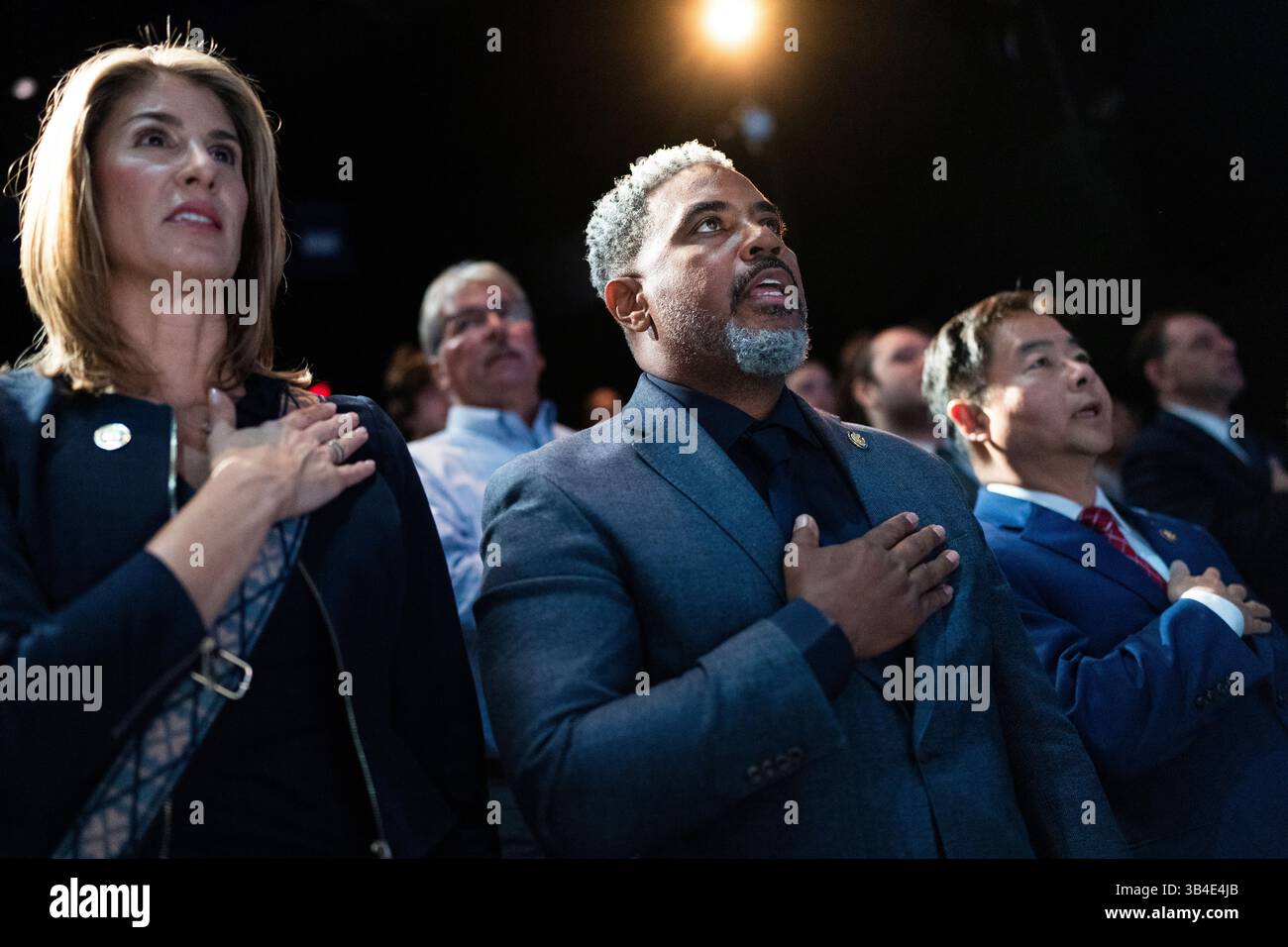 UNITED STATES - APRIL 30: From left, Reps. Lori Trahan, D-Mass., Steven ...