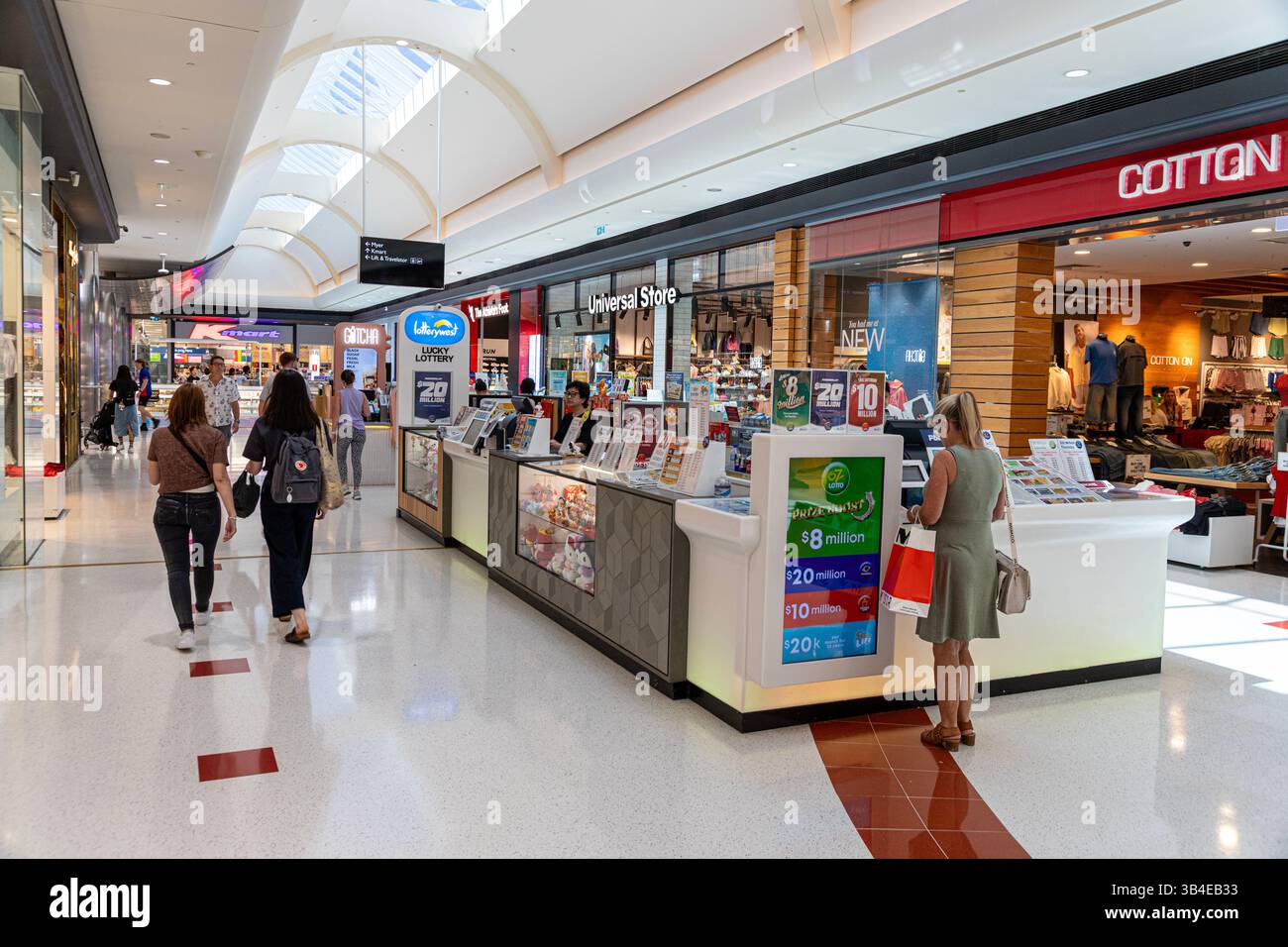 The interior of the Westfield Booragoon Shopping Centre, City of ...