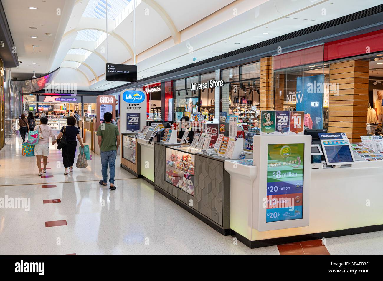 The interior of the Westfield Booragoon Shopping Centre, City of ...