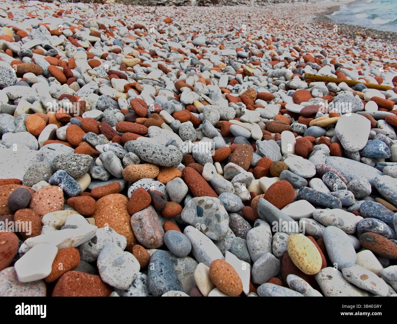 Years of erosion transformed rough concrete into rounded lakefront ...