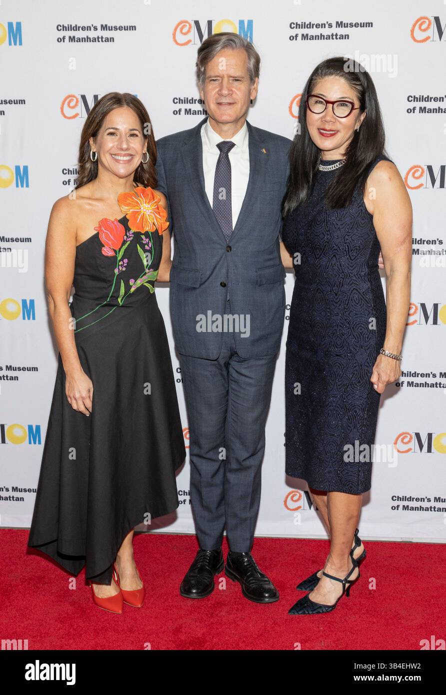 Dava Schub, Brad Hoylman-Sigal and Miyong Lee attend CMOM 2025 Annual Gala: Giant Steps ...