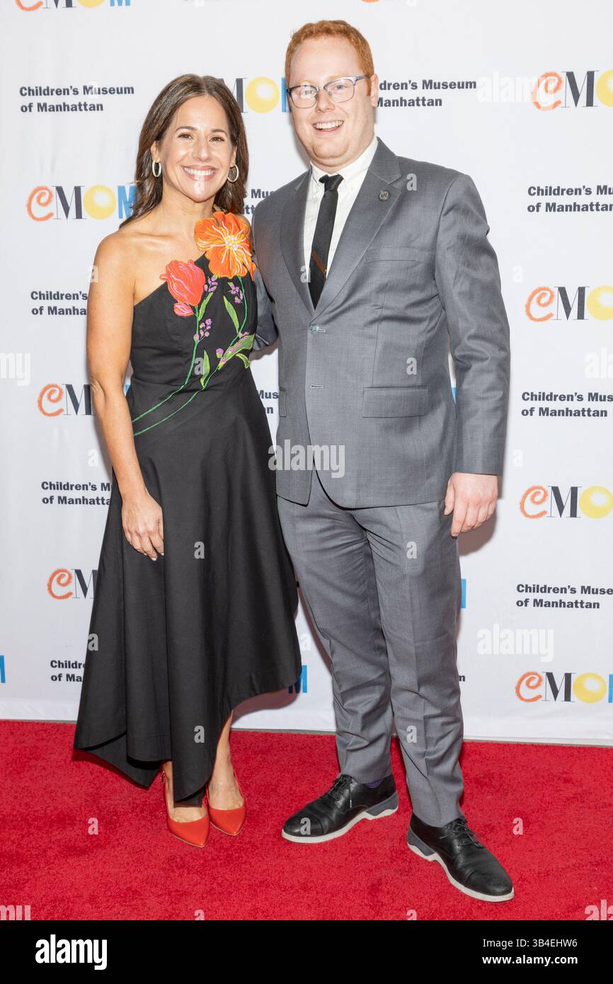 Dava Schub and Jordan Feiner attend CMOM 2025 Annual Gala: Giant Steps, Honoring Laurie M. Tisch ...