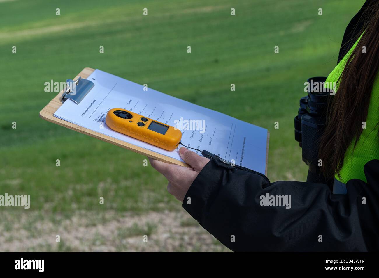 Measuring wind speed for renewable energy development with anemometer ...