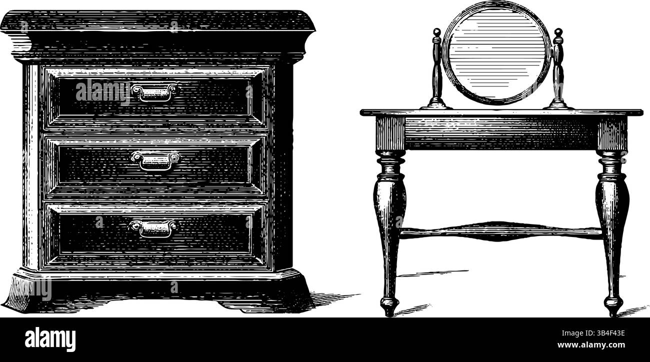 Vanity drawers Cut Out Stock Images & Pictures - Alamy