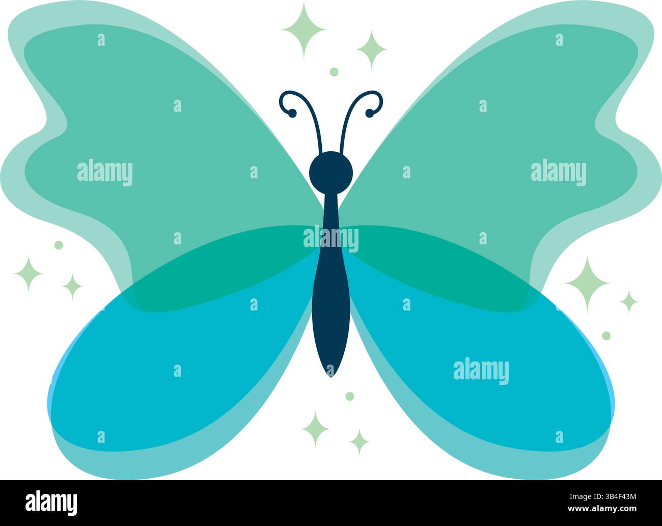 Colored butterfly wings. Vector illustration Stock Vector Image & Art ...