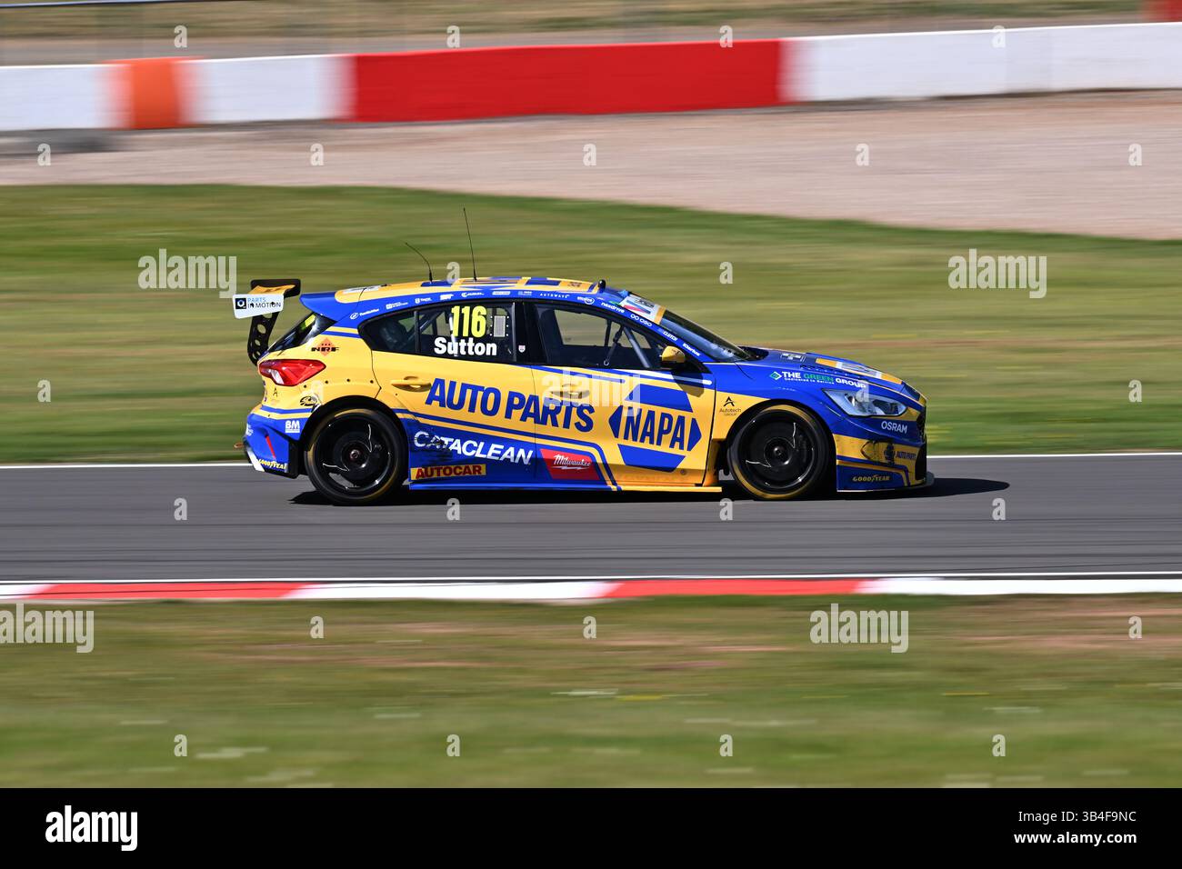Ashley Sutton, Ford Focus ST, NAPA Racing UK, Round 2 of the 2025 BTCC ...