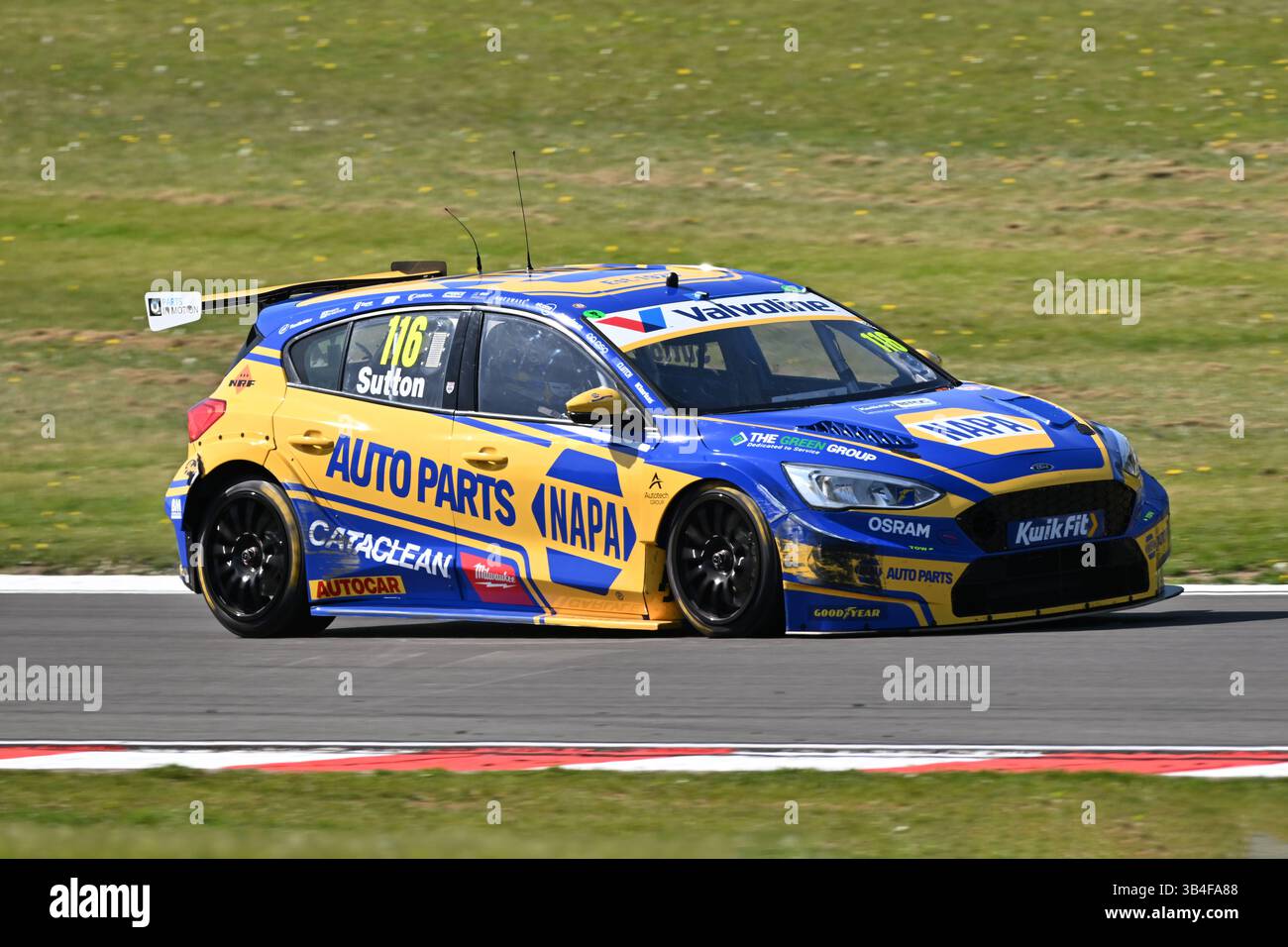 Ashley Sutton, Ford Focus ST, NAPA Racing UK, Round 2 of the 2025 BTCC season, British Touring ...