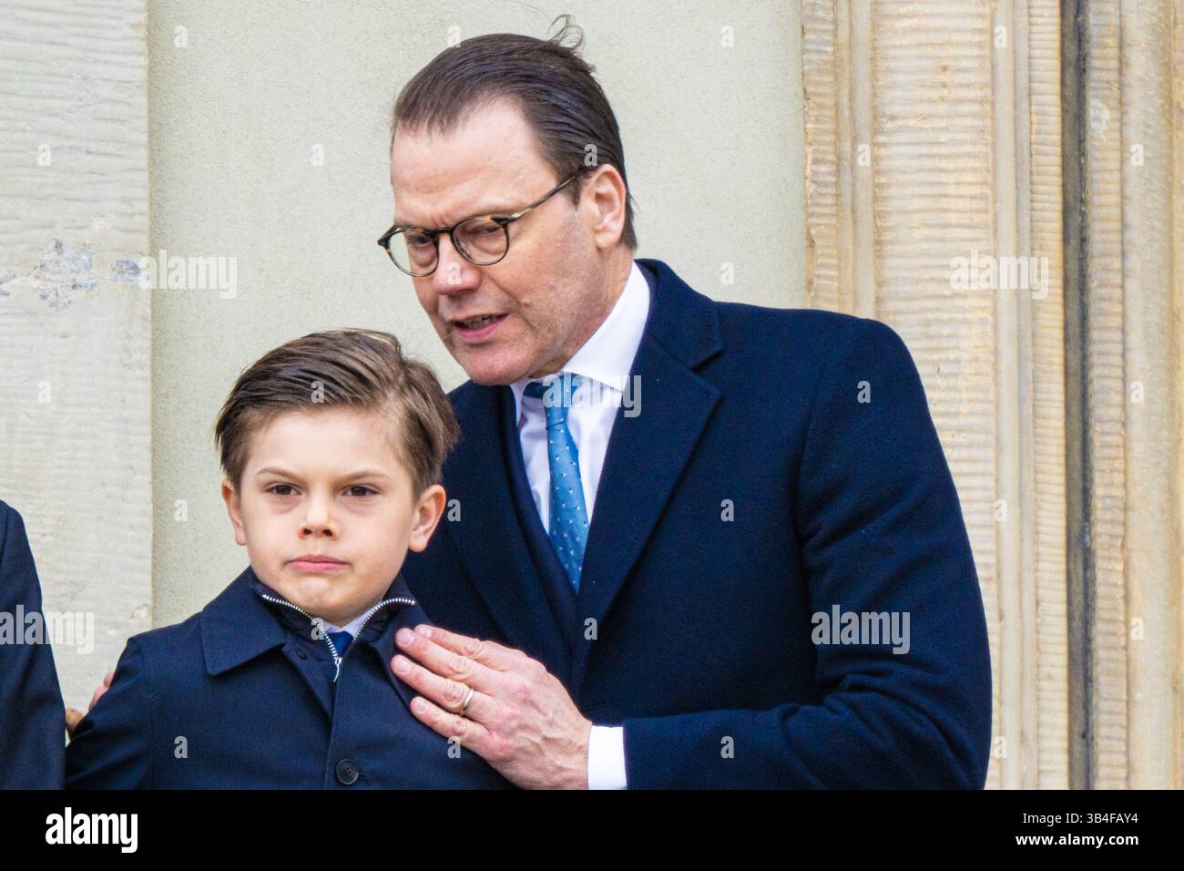 Stockholm, Sweden. 30th Apr, 2025. Prince Daniel, Prince Oscar during ...