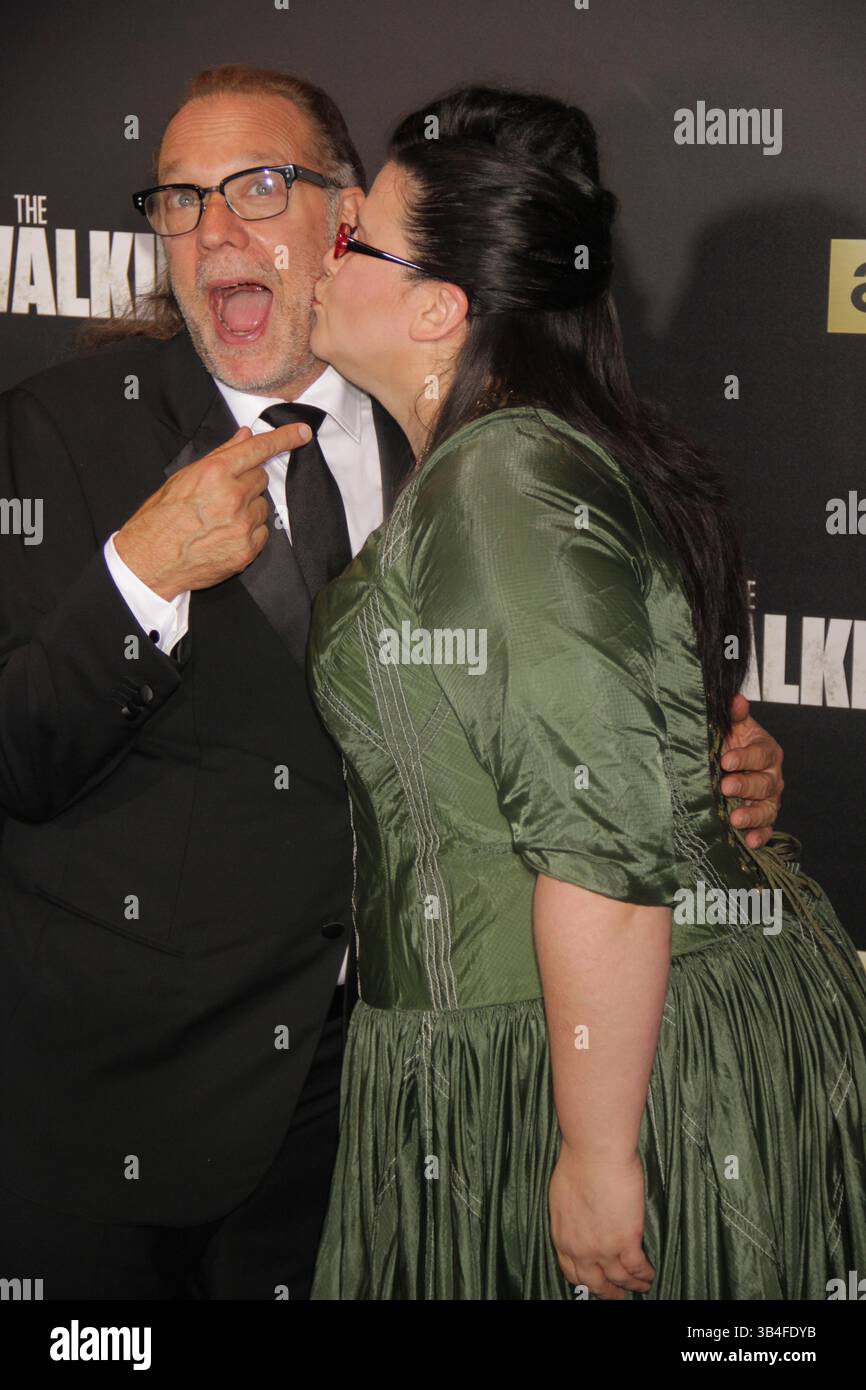 Oct. 9, 2015 - New York, New York, U.S. - ANN MAHONEY,GREG NICOTERO.at ...