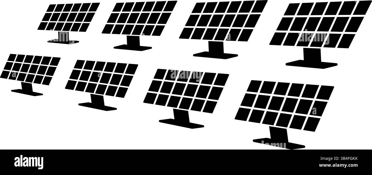 Icon solar power Stock Vector Images - Alamy