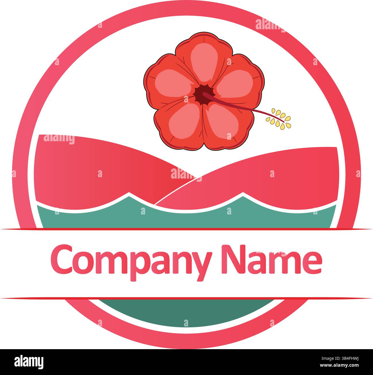 Flower sea Stock Vector Images - Alamy