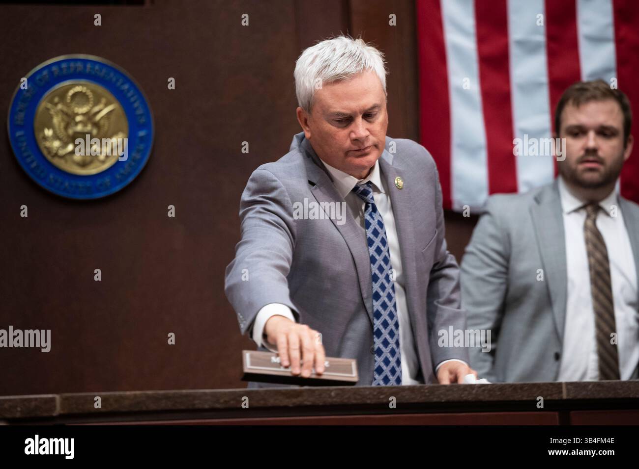 House Oversight Committee Chair James Comer (R-Ky.) arrives for a ...
