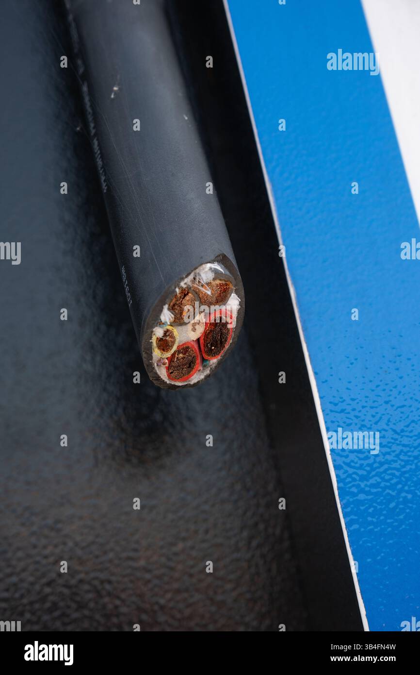 Mer Electric car charging station vandalism and theft of all the ...