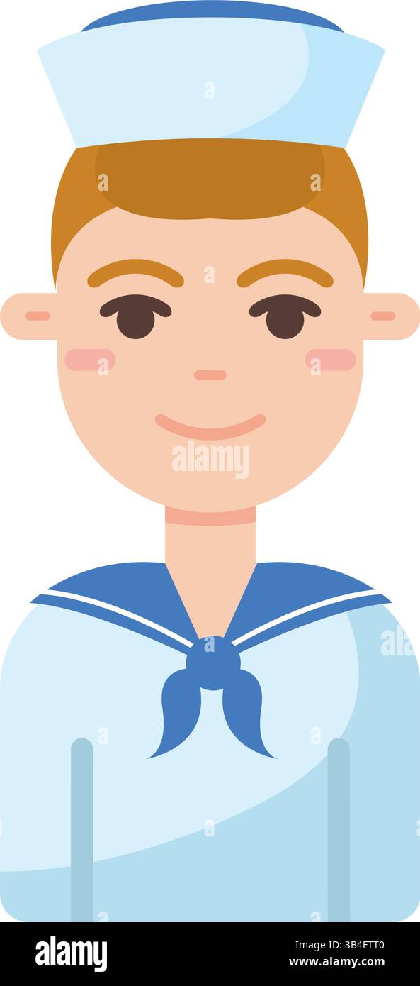 Cartoon male sailor. Vector illustration Stock Vector Image & Art - Alamy