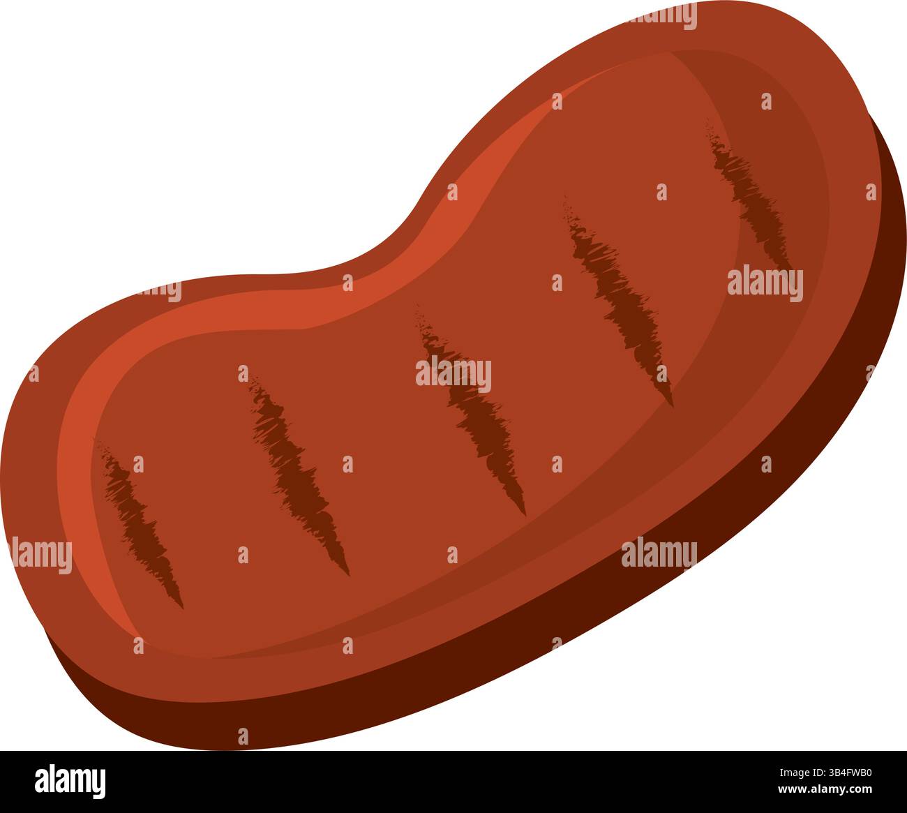 Grilled beef steak icon. Vector illustration Stock Vector Image & Art ...
