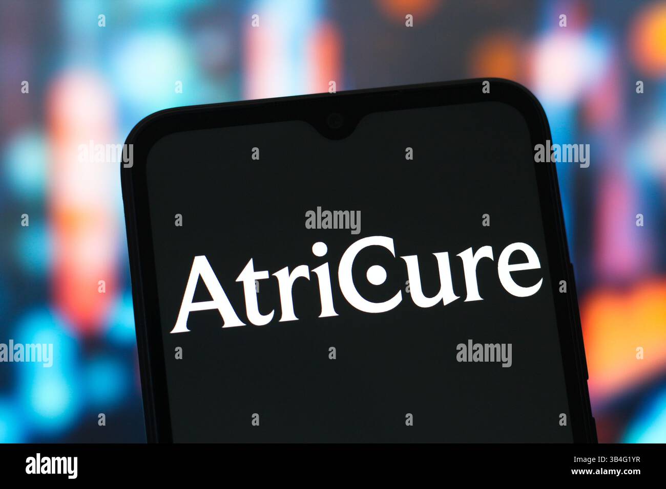 April 30, 2025, Canada: In this photo illustration, the AtriCure logo ...