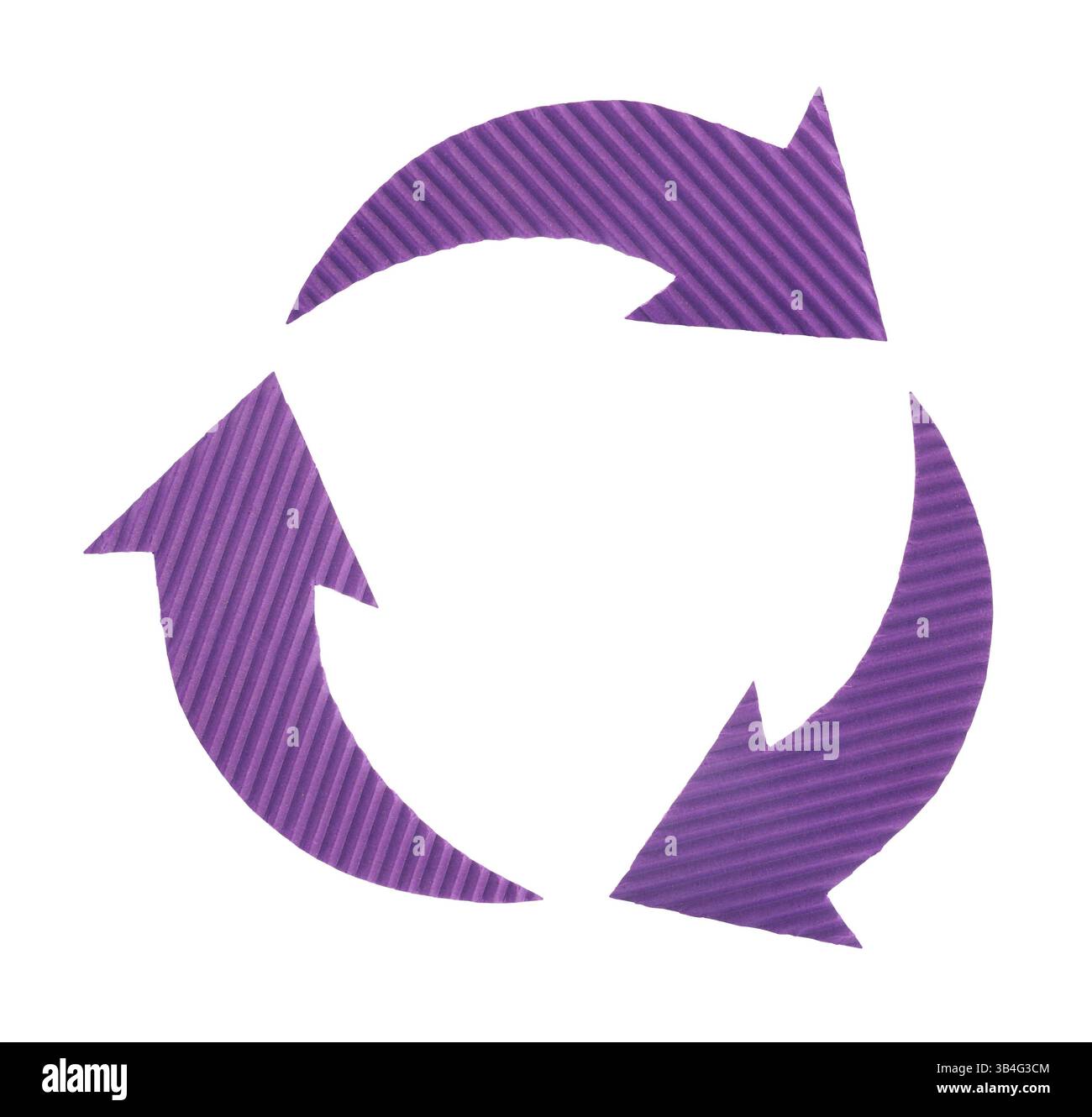 Three purple arrows isolated on white, collection Stock Photo - Alamy