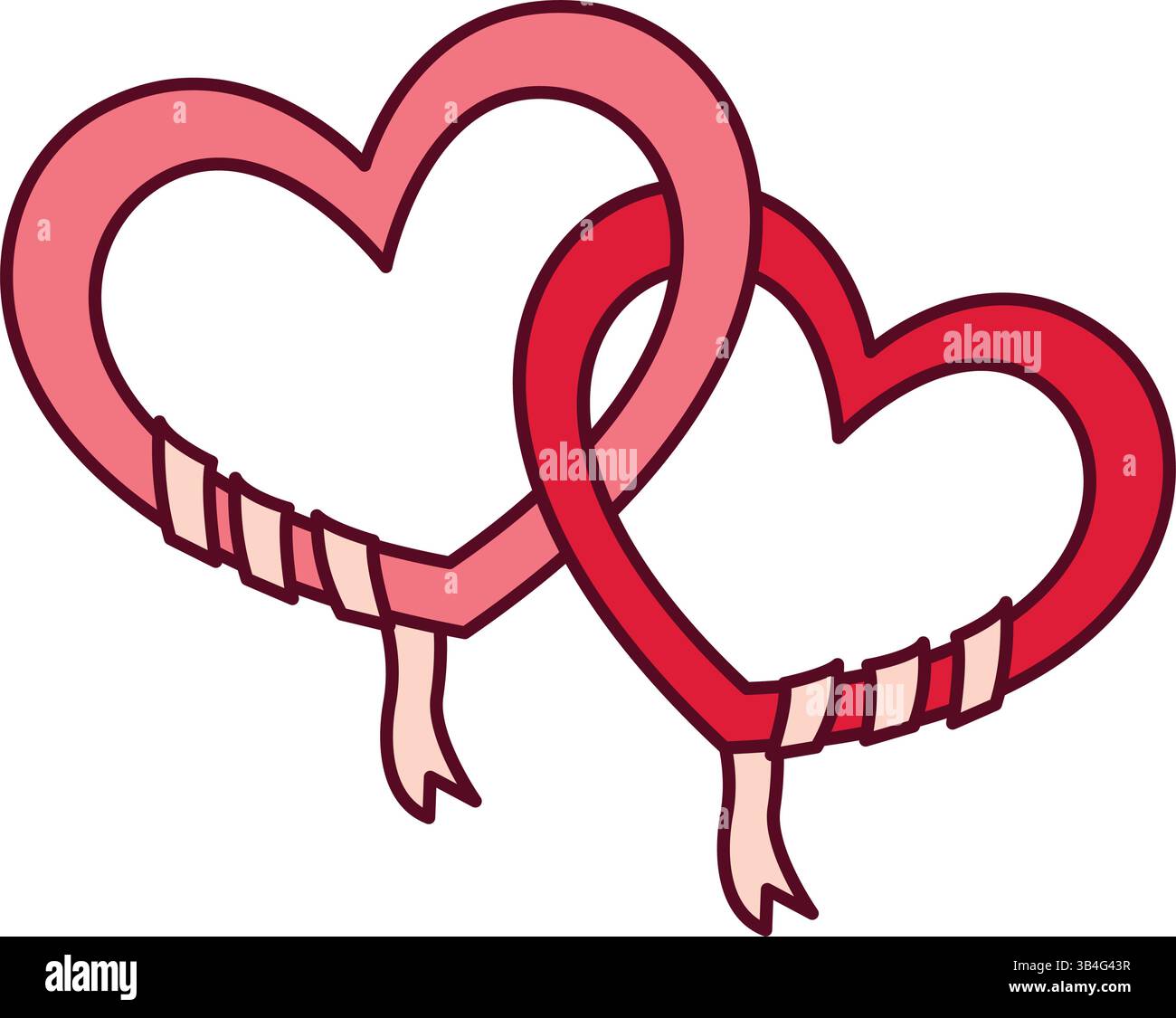 Couple tied love Stock Vector Images - Alamy