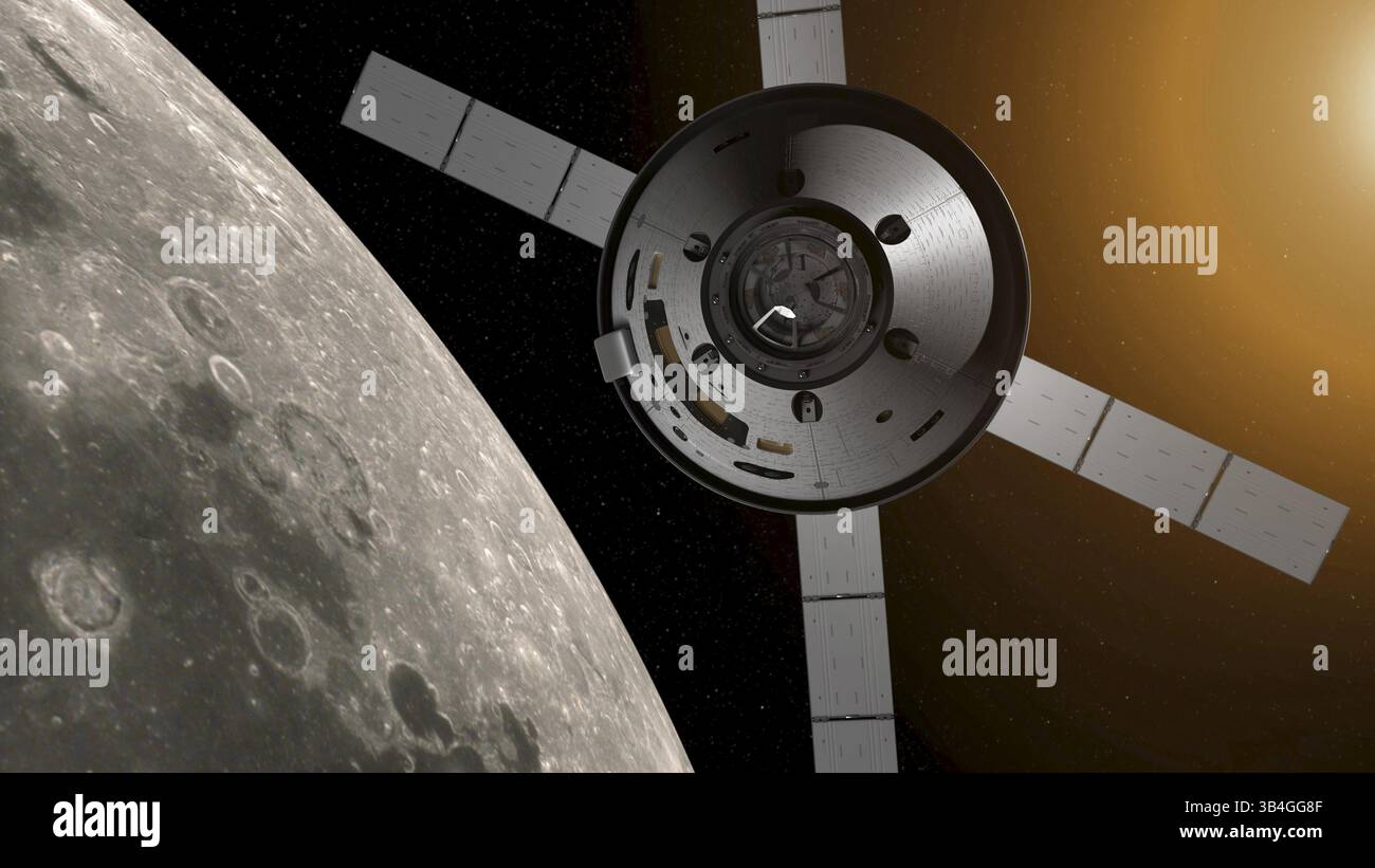 Orion with the esa service module hi-res stock photography and images ...