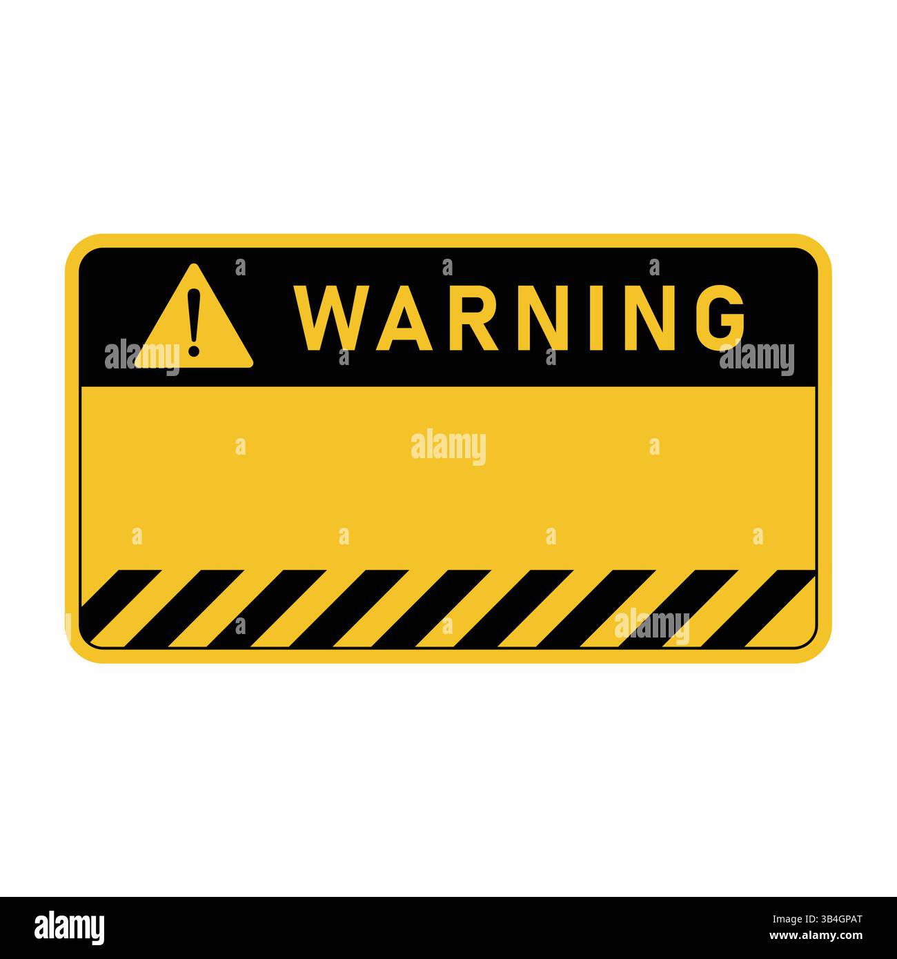Environmental warning safety notice Stock Vector Images - Alamy