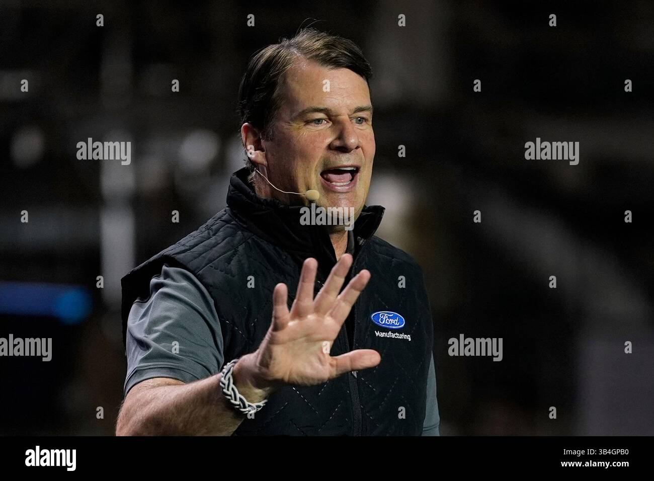 Jim Farley, President and Chief Executive Officer of Ford, speaks at ...